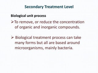 Wastewater Treatment Plant | PPTX