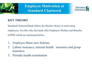 standard chartered bank Employees motivation by AARKS | PPTX