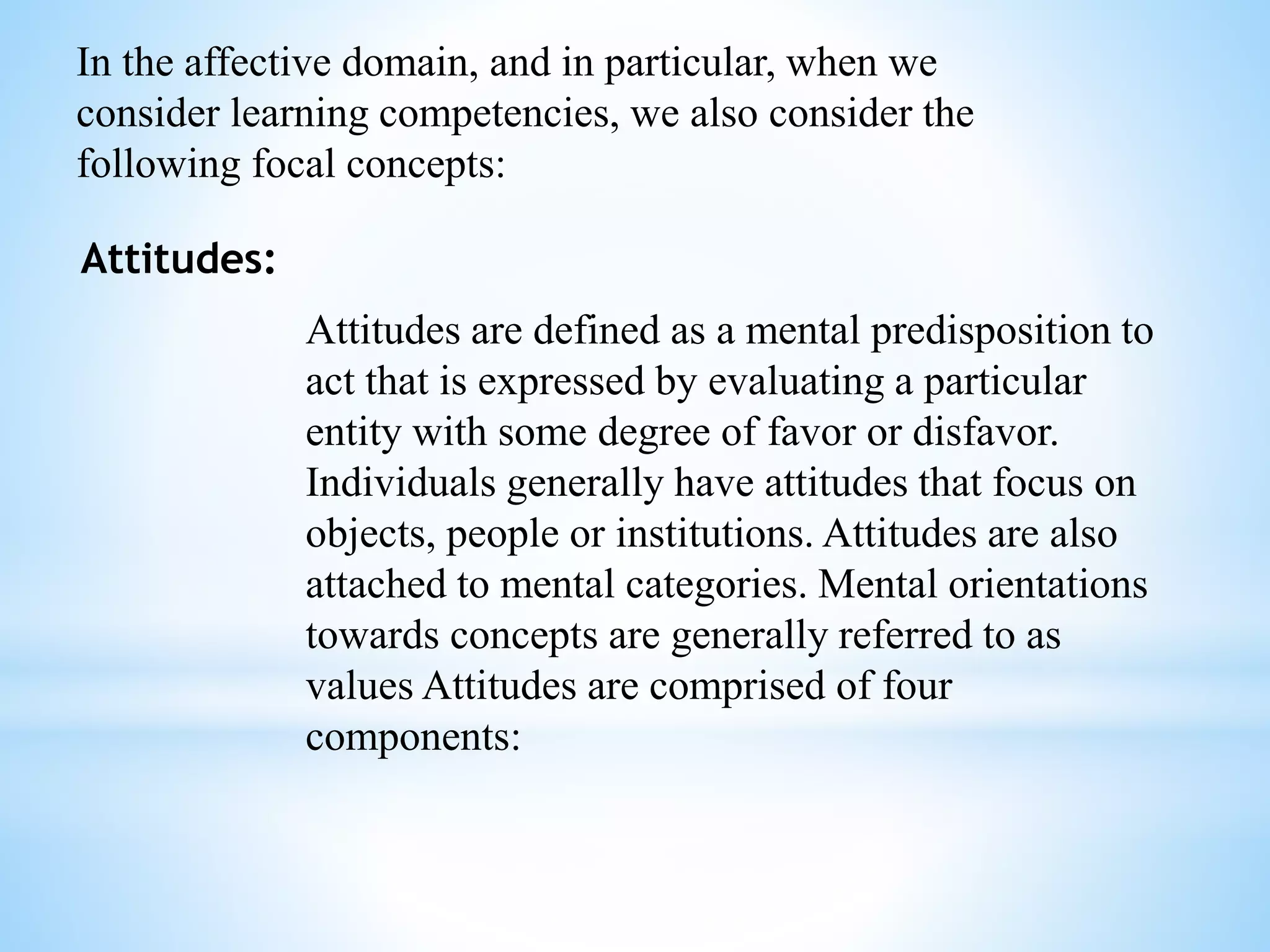 Assessment in the Affective Domain | PPTX