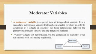 Presentation: Research Problem, Questions, Variables and Hypotheses | PPTX