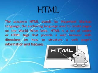 Presentation on web designing | PPT