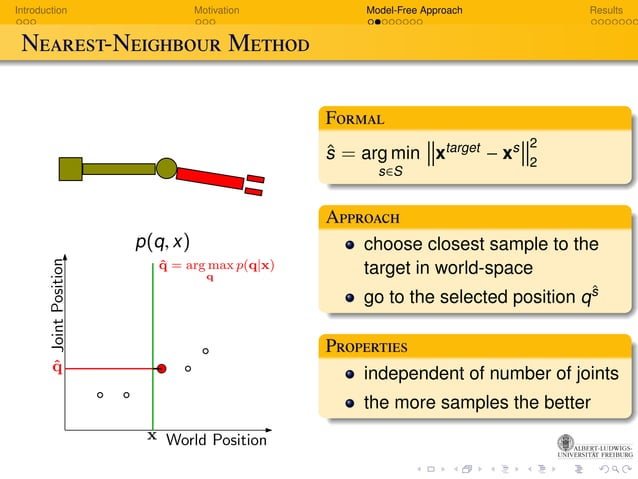 Learning Kinematics from direct Self-Observation using Nearest ...