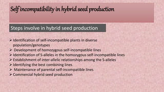 Presentation2 self incompatibility | PPT