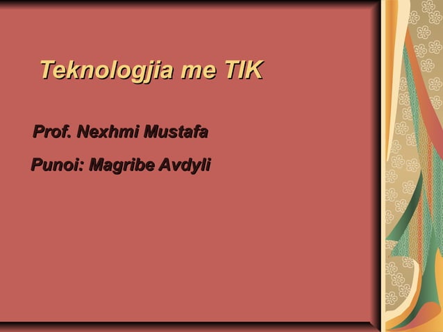 Sistemi Kompjuterik | PPT