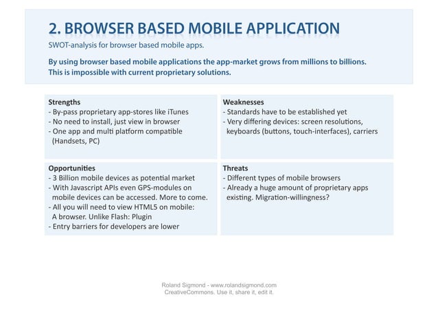 Browser based mobile applications - or how to reach 375x more devices than iPhone's app-store | PDF