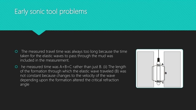 sonic log / Acoustic logging tools and its interpretation | PPTX