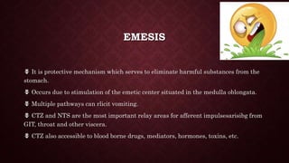 ANTI- EMETICS | PPTX