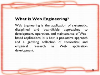 Web Engineering | PPT