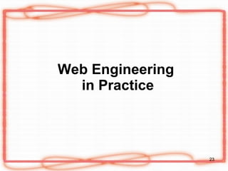 Web Engineering | PPT