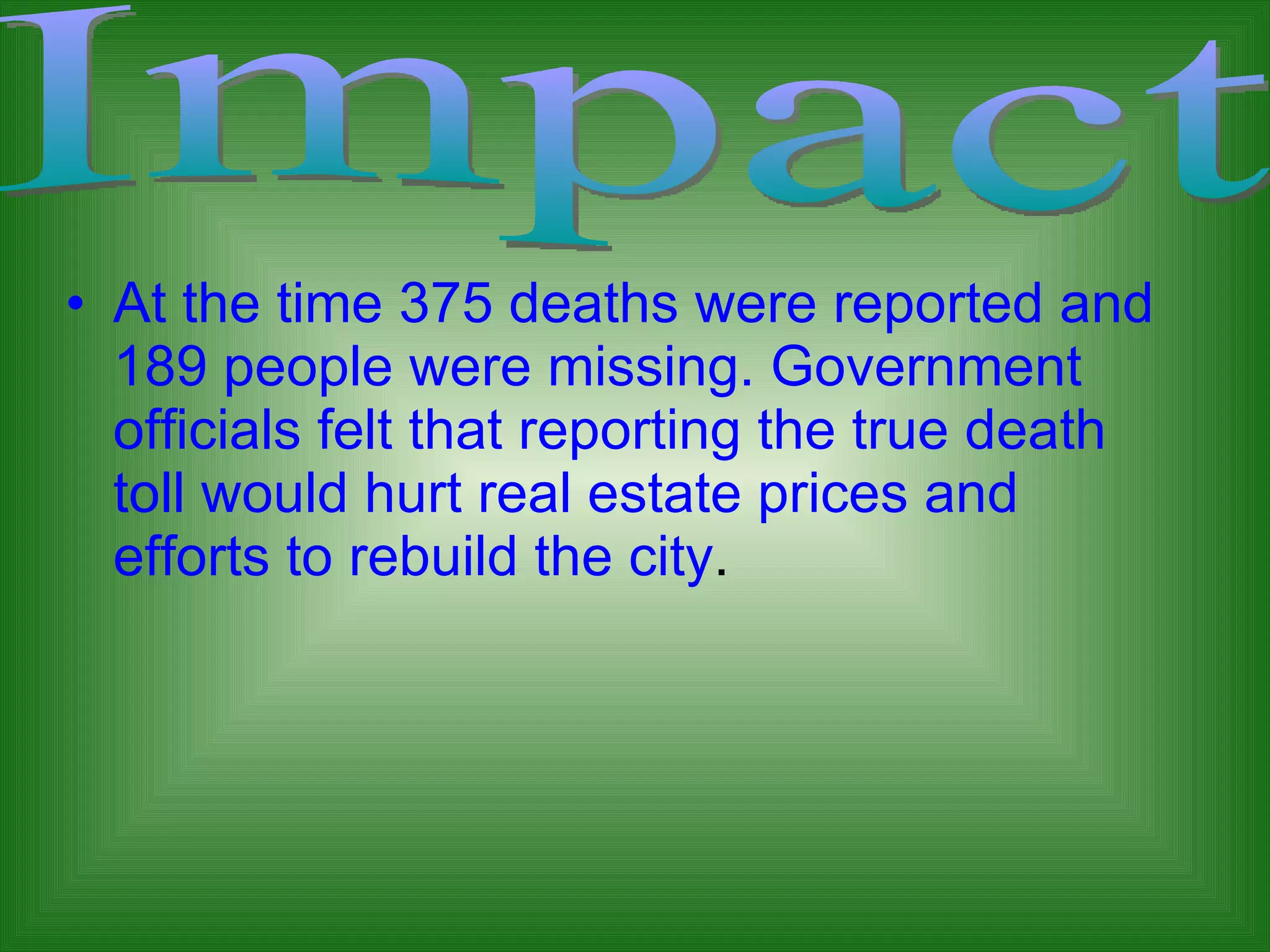 San Francisco earthquake 1906 | PPT