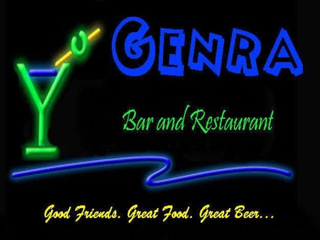 Genra Bar and Restaurant | PPT