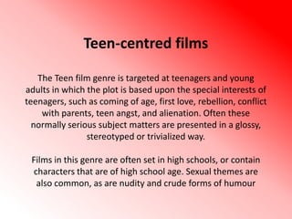 Target audience and genre for teaser trailer | PPTX