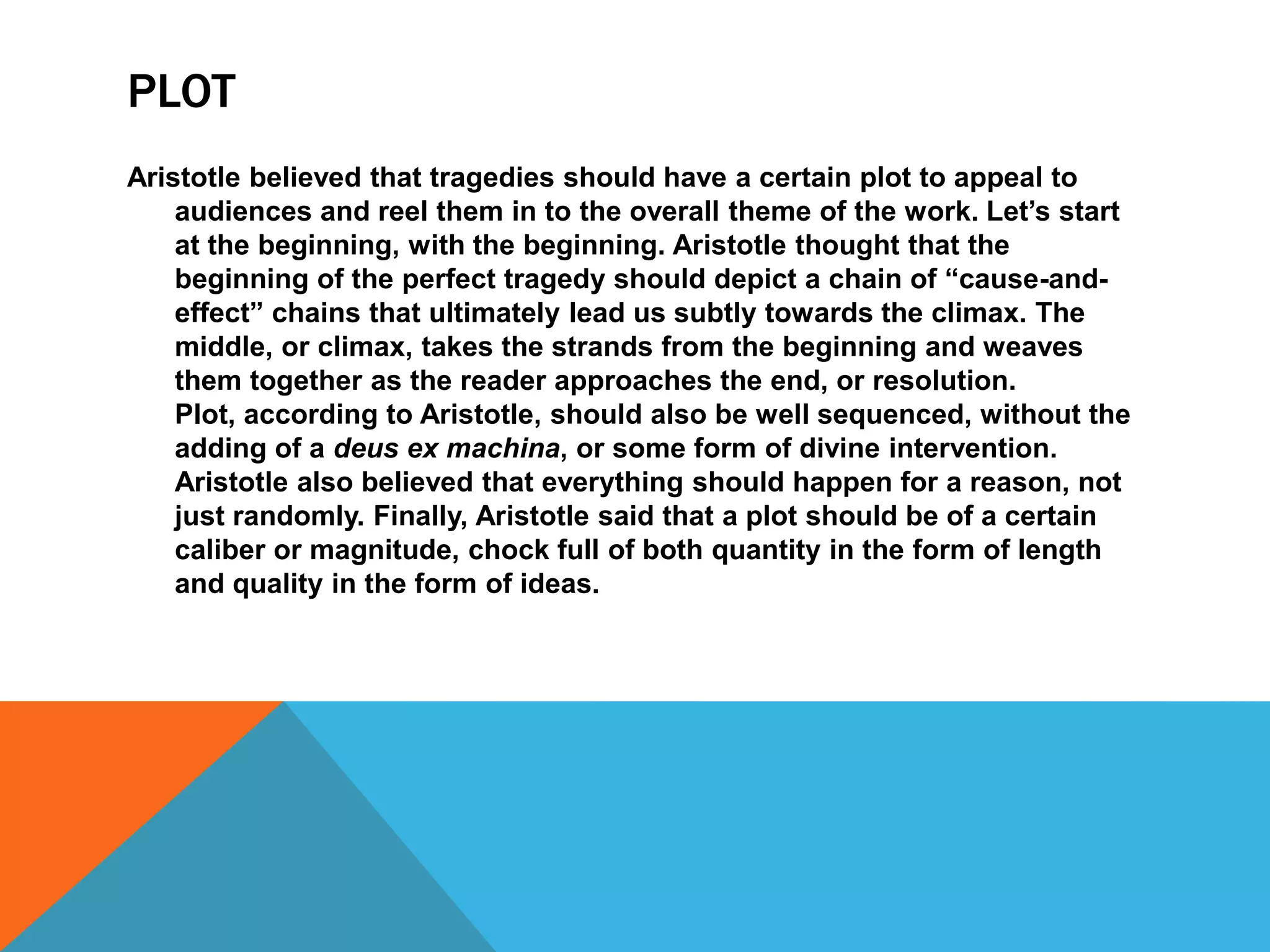 Aristotelian Tragedy | PPTX
