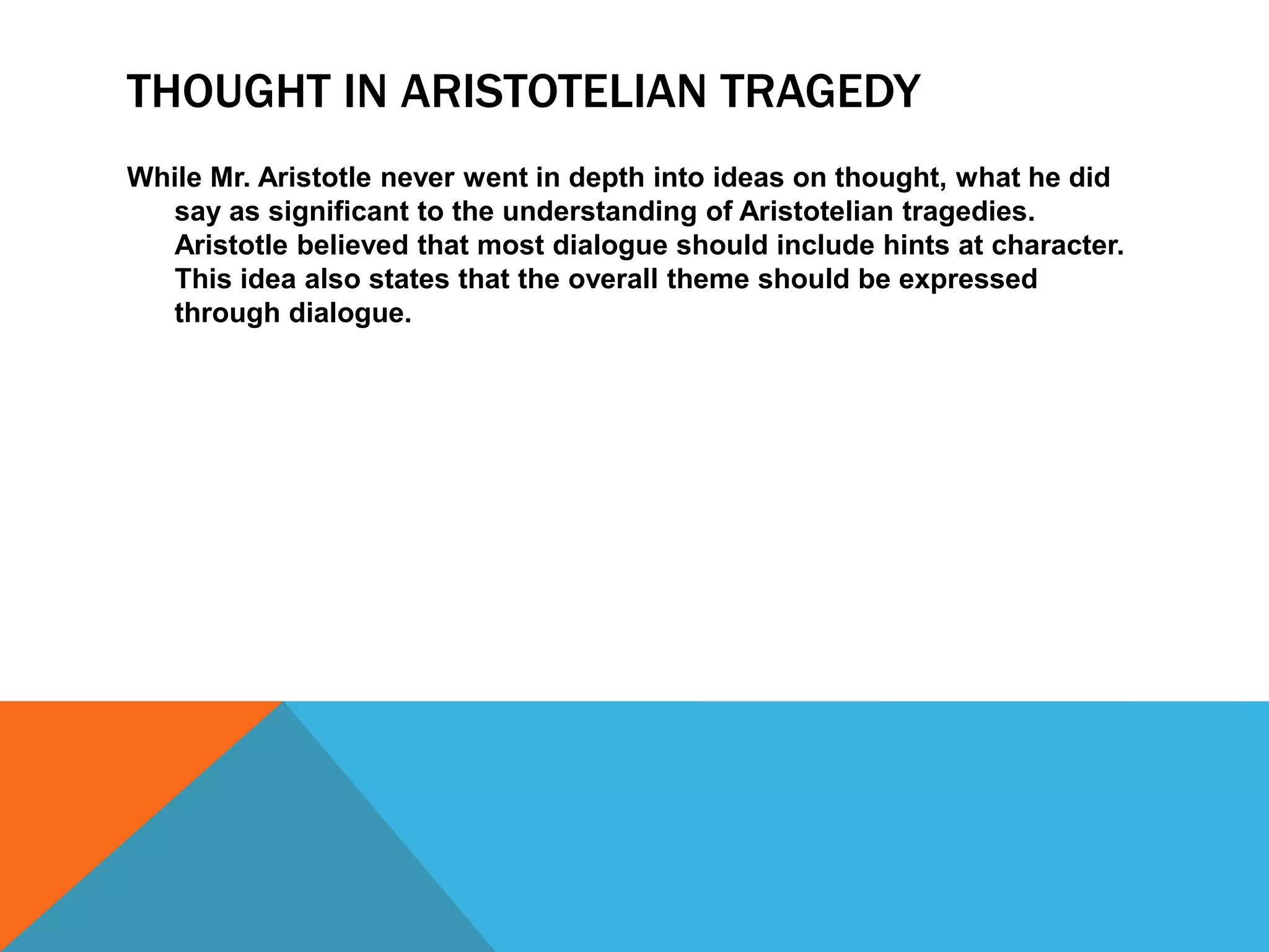 Aristotelian Tragedy | PPTX