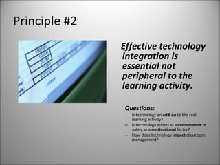 Principles of Effective Technology Integration | PPT