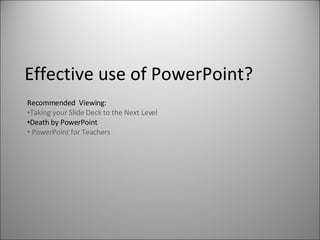 Principles of Effective Technology Integration | PPT