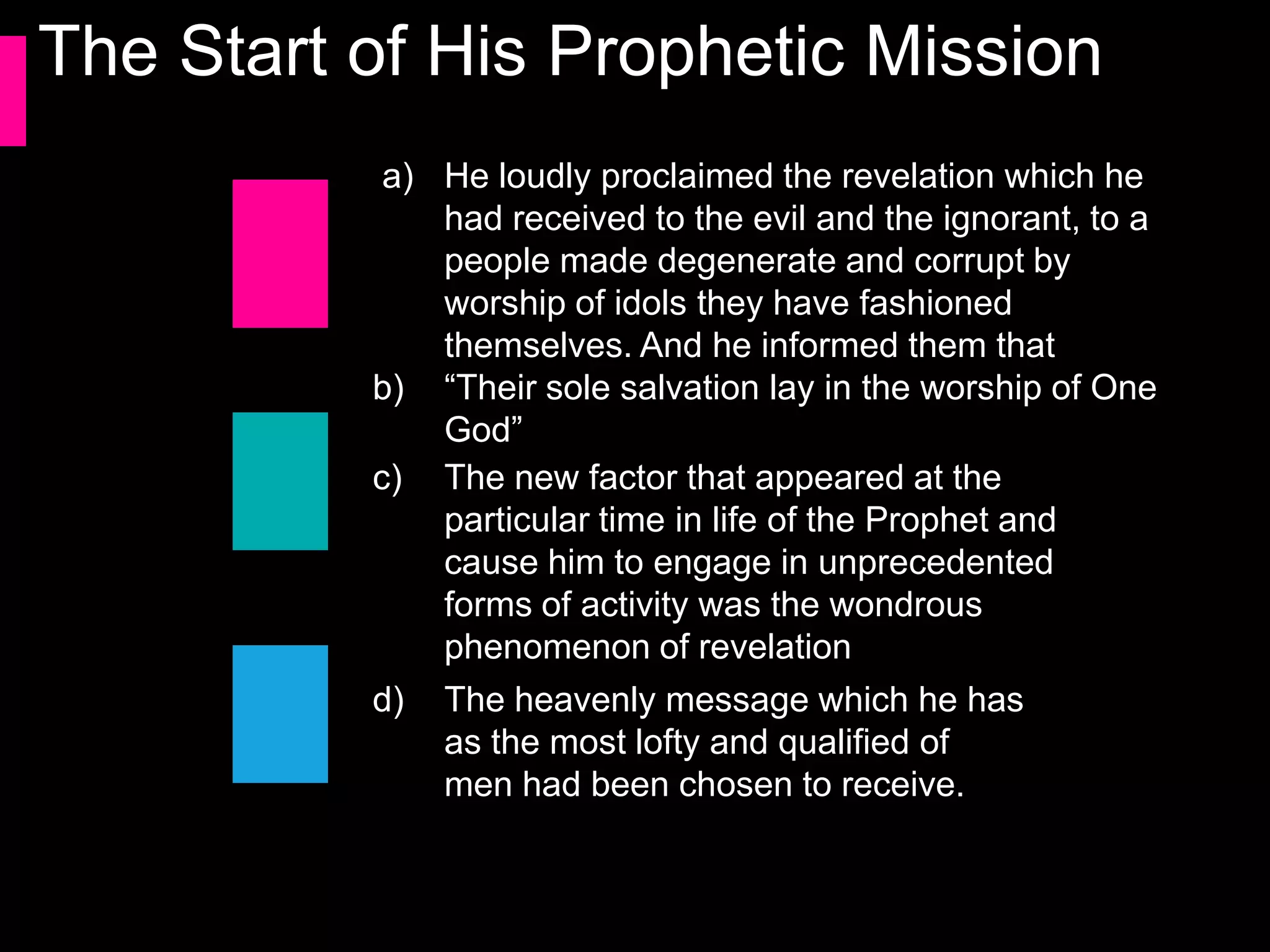 Life of Holy Prophet (pbuh) | PPTX
