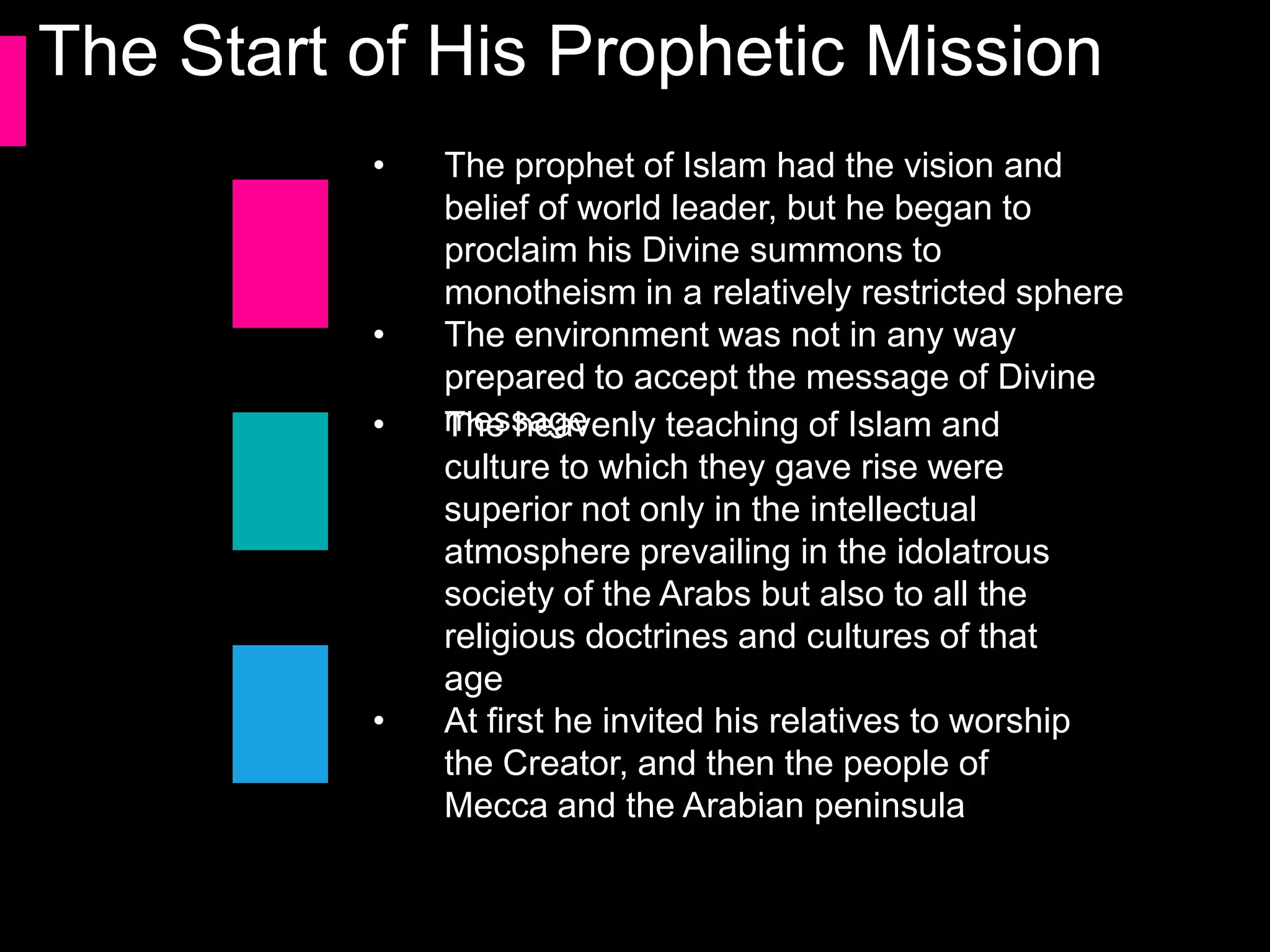 Life of Holy Prophet (pbuh) | PPTX