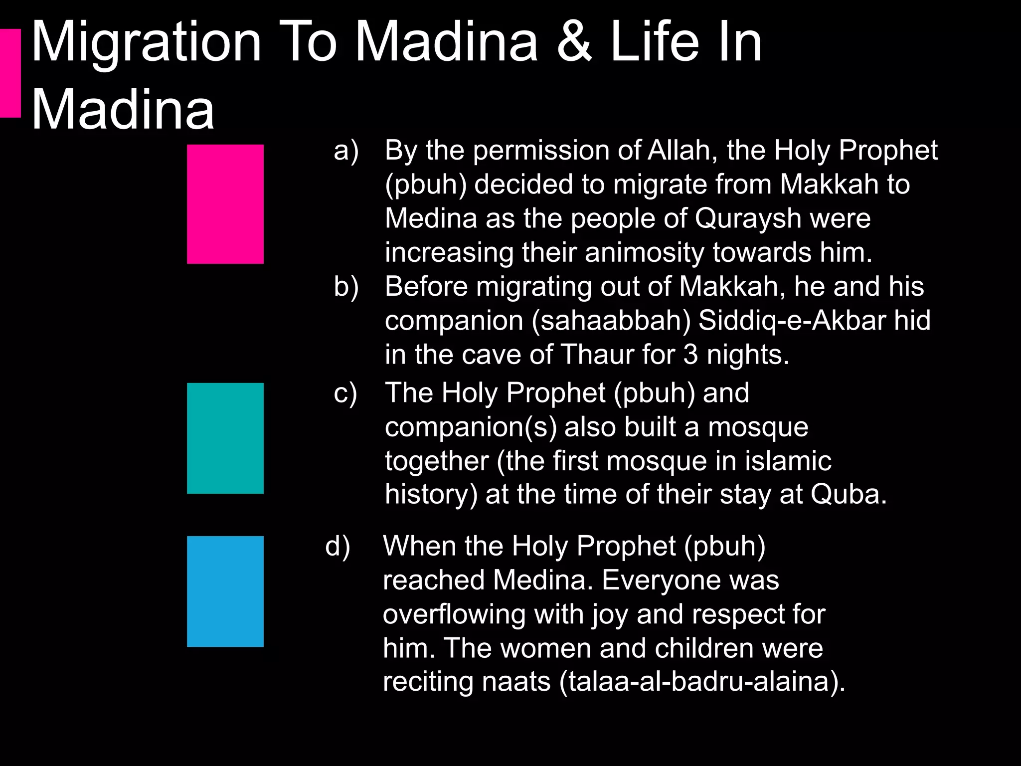 Life of Holy Prophet (pbuh) | PPTX