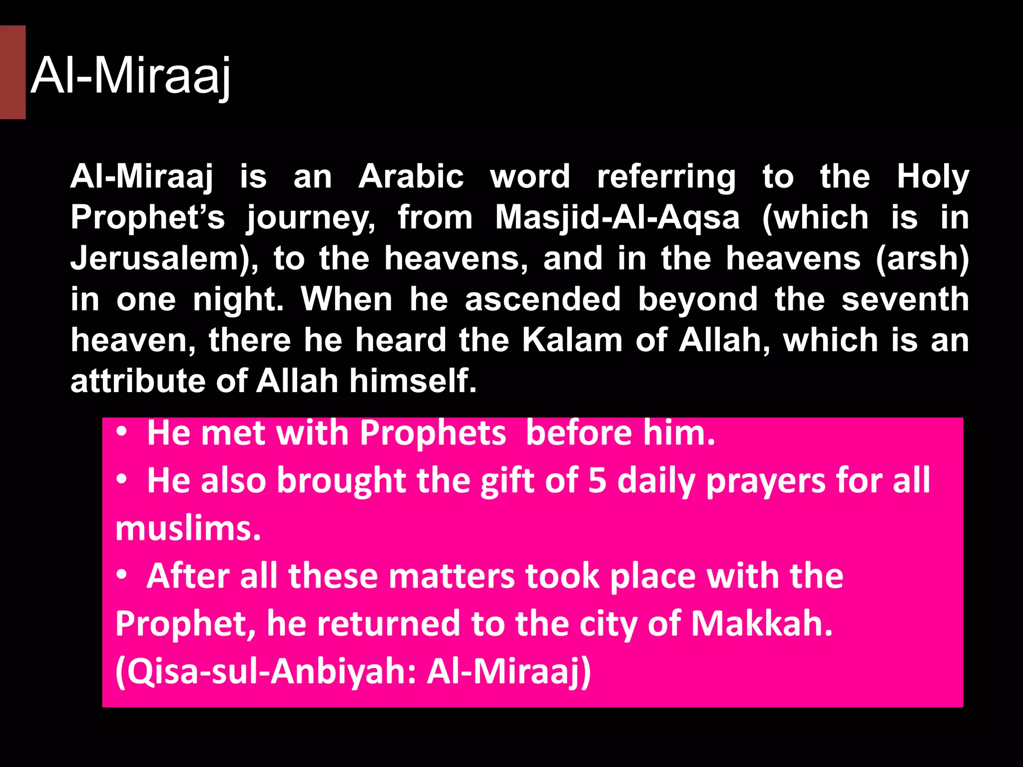 Life of Holy Prophet (pbuh) | PPTX