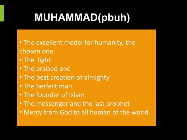 Life of Holy Prophet (pbuh) | PPTX