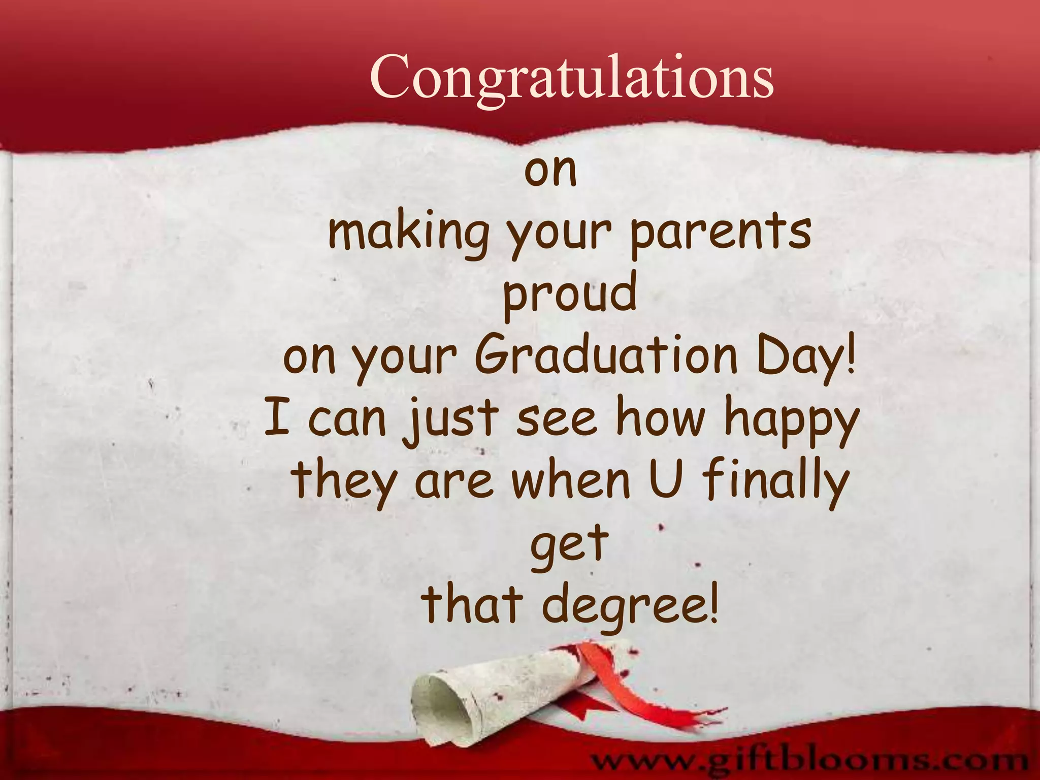 Precious Graduation Day Gift Collection | PPTX