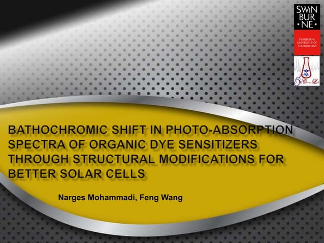 Bathochromic shift in photo-absorption spectra of organic dye ...