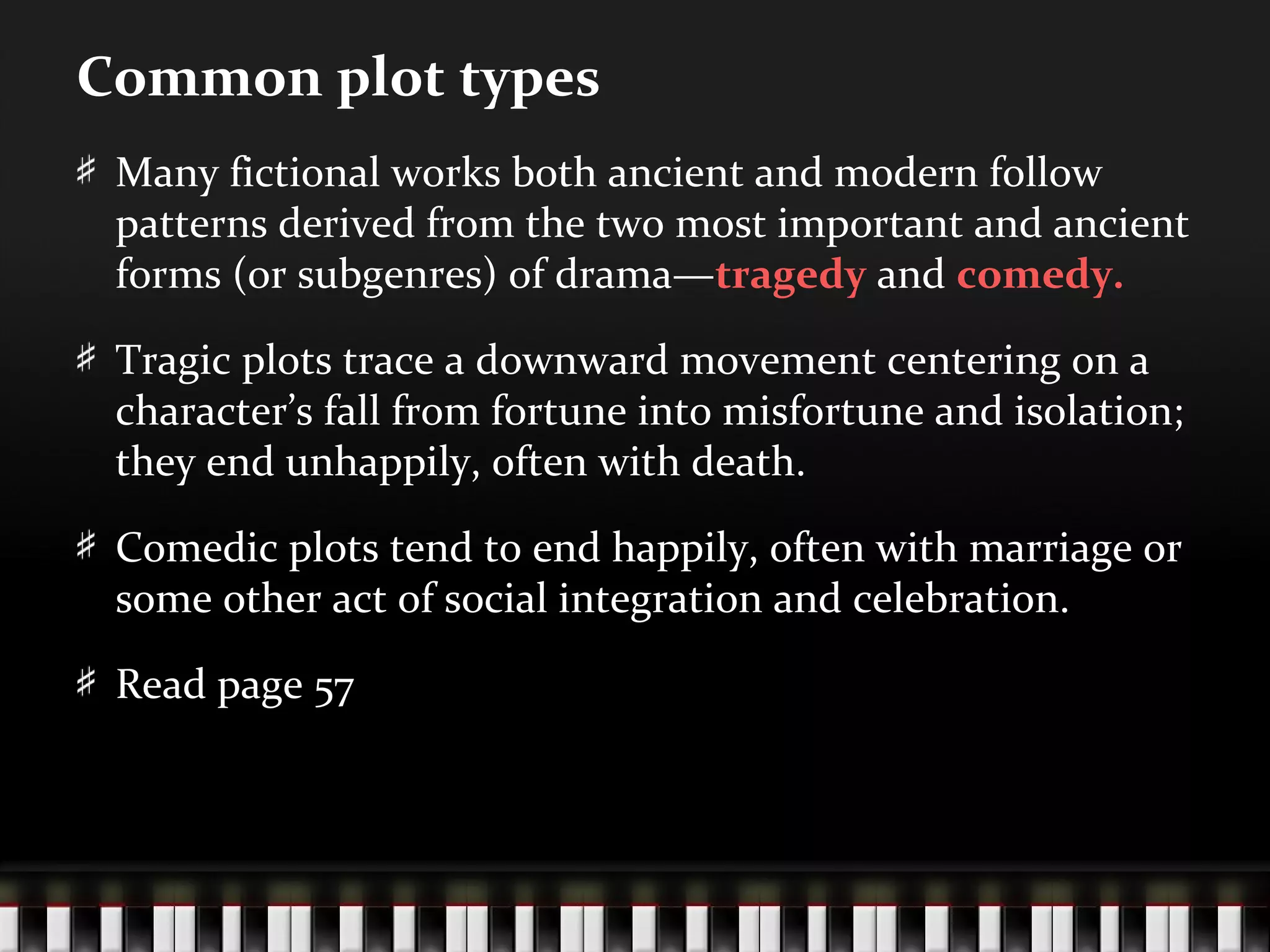 introduction to literature 3 | PPT | Drama | Genres