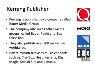 Kerrang research presentation | PPTX