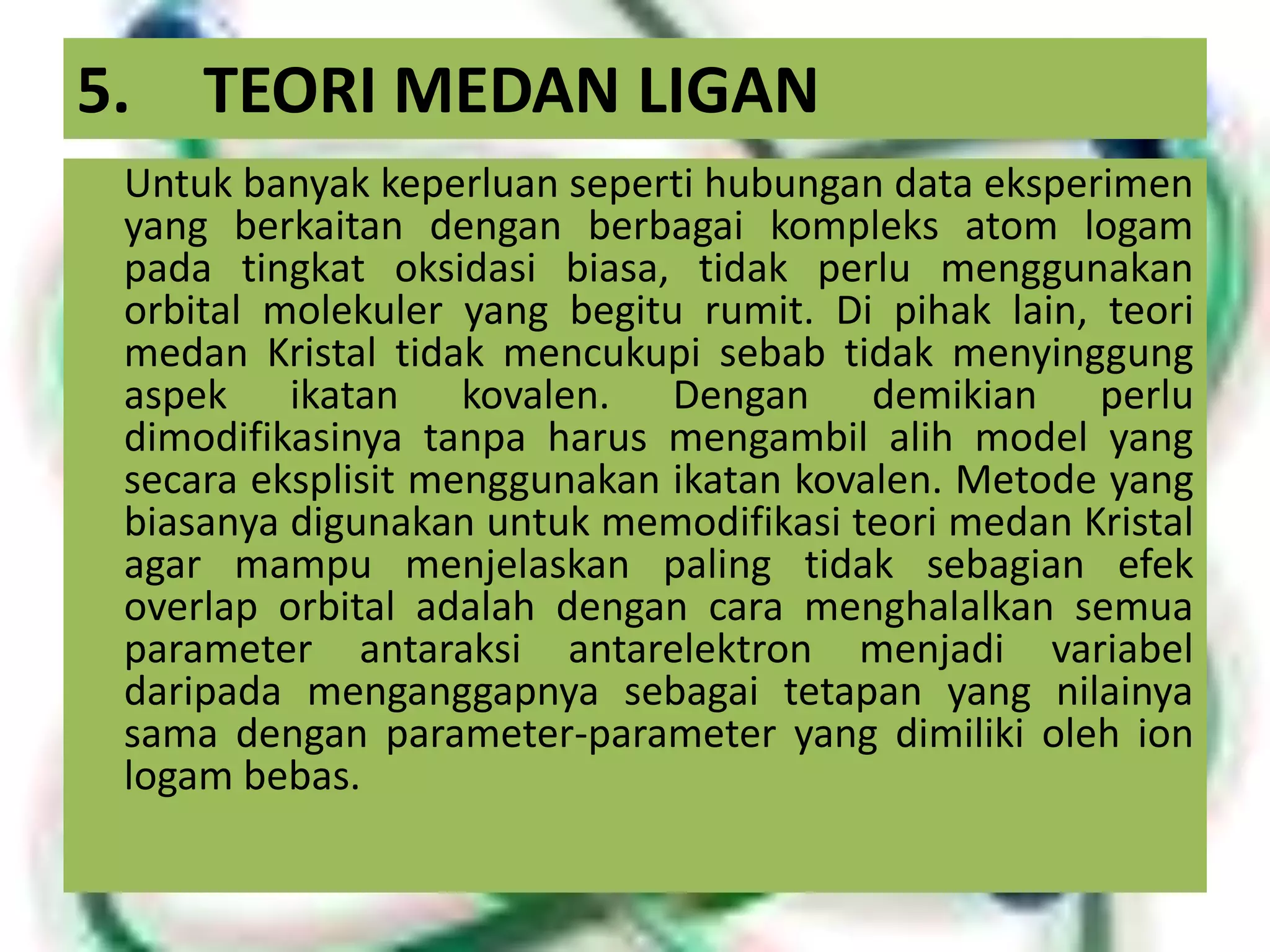 Ikatan Pada Ion dan Molekul Kompleks | PPTX