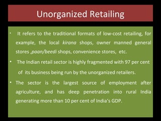 Retail presentation | PPT