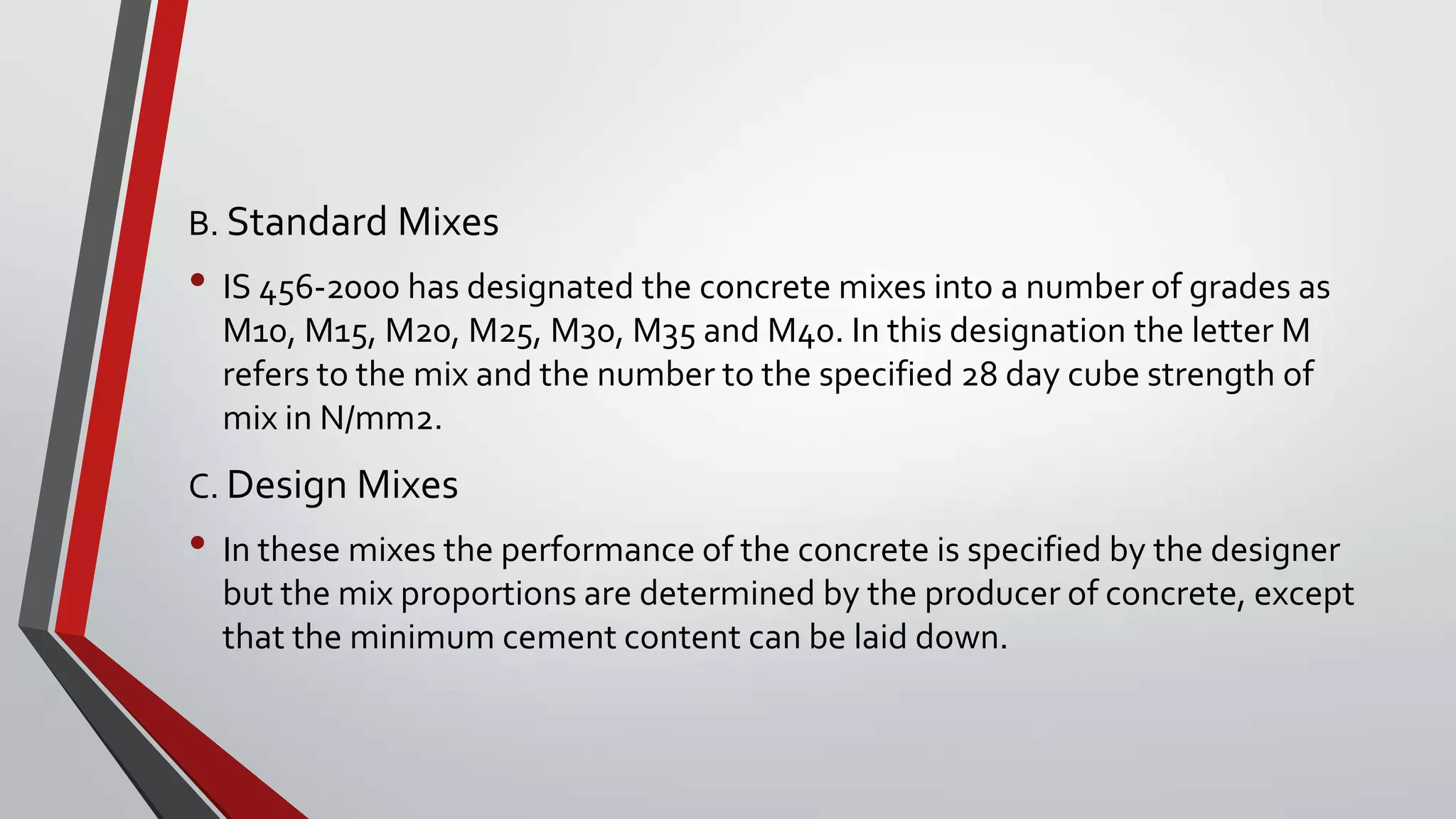 Mix Design of Concrete | PPTX