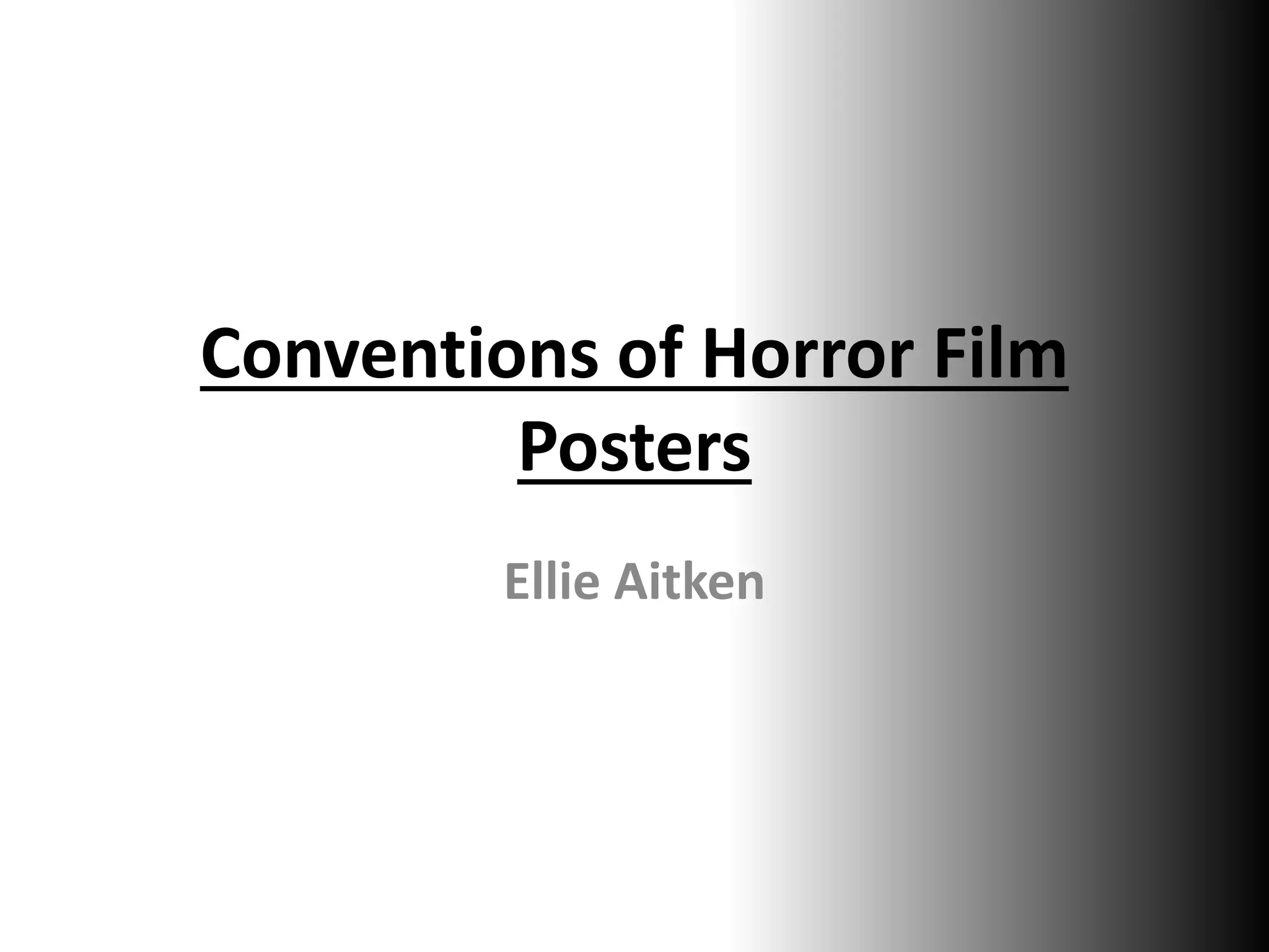 Connotations of Posters | PPTX