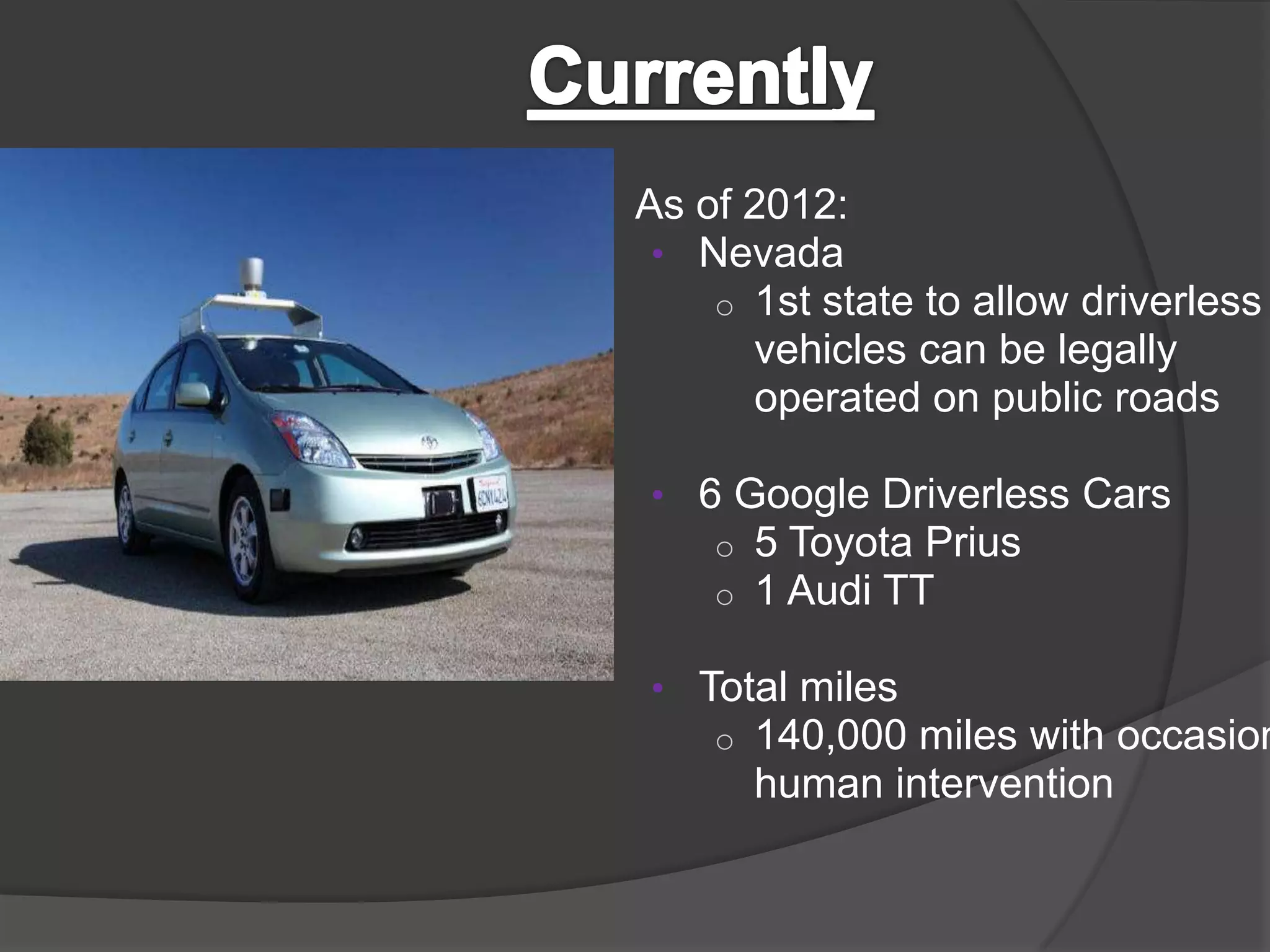 Google Driverless Car | PPTX