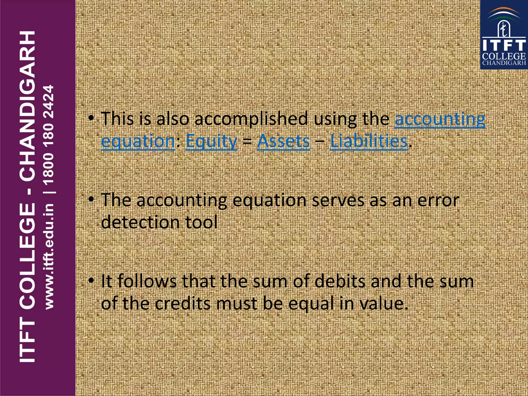 ITFT- Accounting | PDF