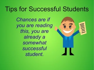 Tips for Successful Students | PPT