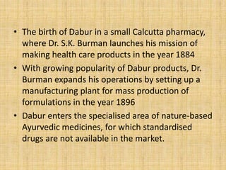 DABUR INDIA LTD | PPTX | Business | Business and Finance