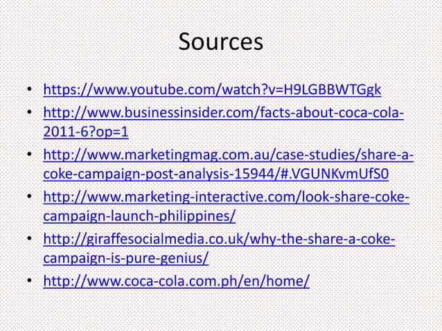 Share A Coke: Case Study | PPTX
