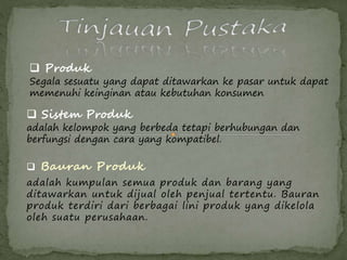 Pengantar Bisnis 'Bauran produk' | PPTX