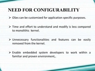 COS: A Configurable OS for Embedded SoC Systems | PPTX | Operating ...