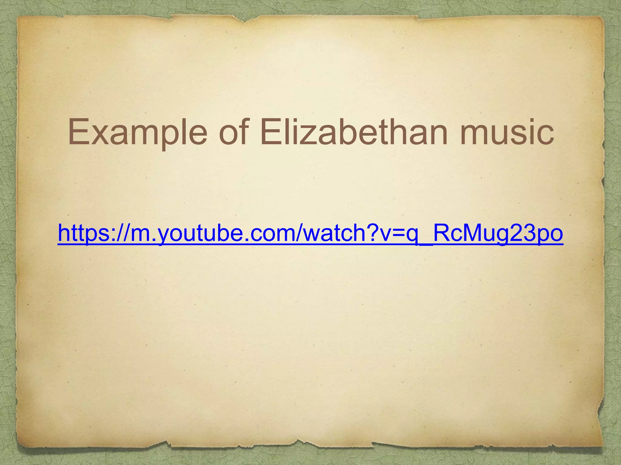 Elizabethan presentation 2 | PPTX