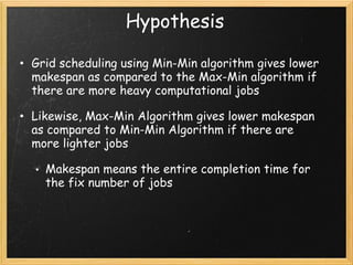 Task Scheduling in Grid Computing. | PPT