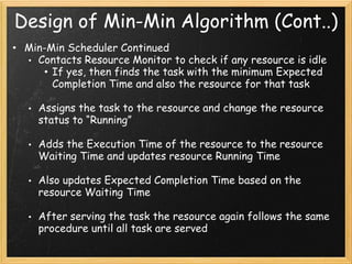 Task Scheduling in Grid Computing. | PPT