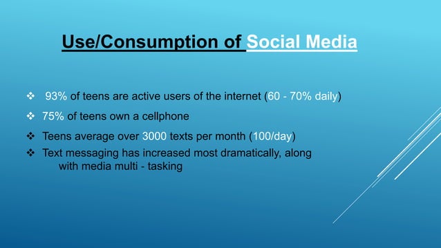 impact of social media on youth | PPT | Free Download