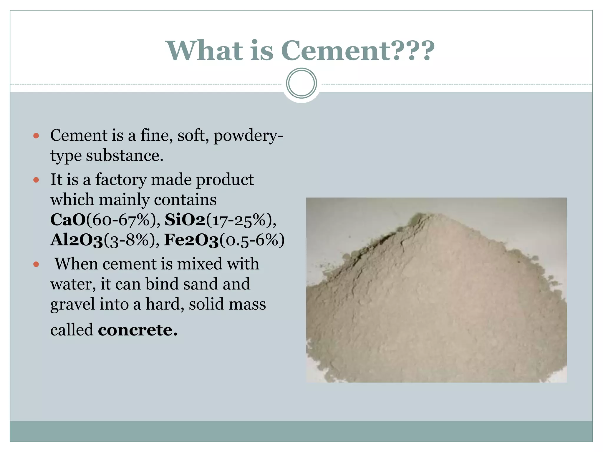 Field Tests of Cement | PPTX