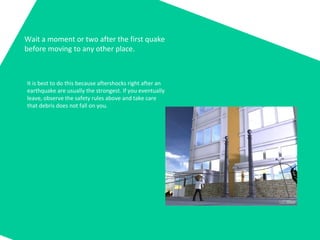 how to do during before and after an earthquake | PPT | First Aid ...