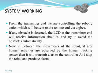 Human Detection Robot | PPTX