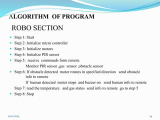 Human Detection Robot | PPTX