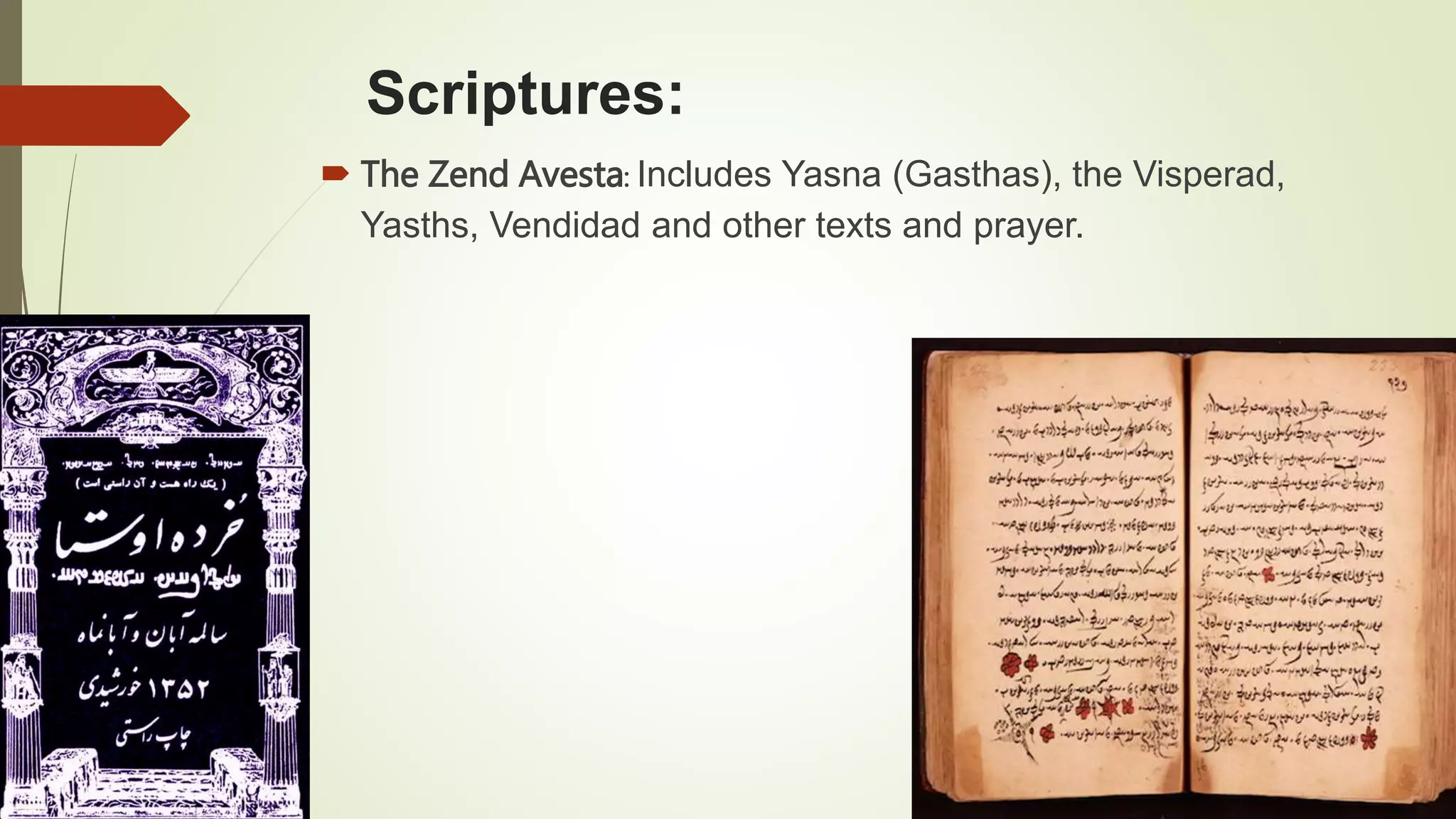 Presentation on Zoroastarinism | PPTX