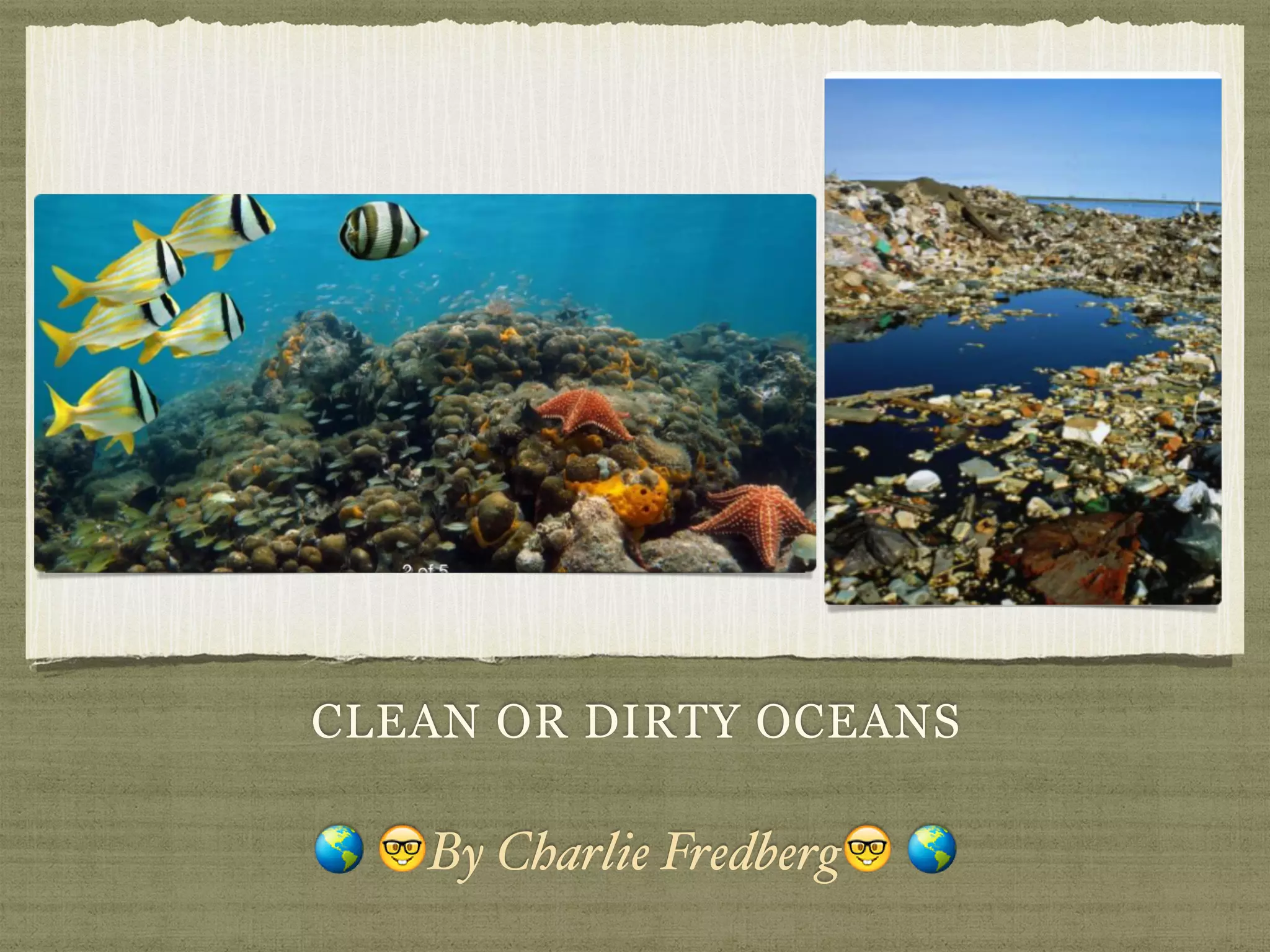 Clean or Dirty Oceans by Charlie | PDF